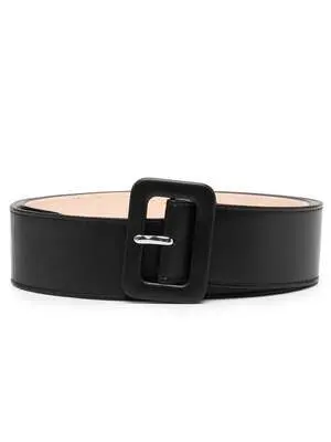 MAISON MARGIELA Buckled Leather Belt - Black