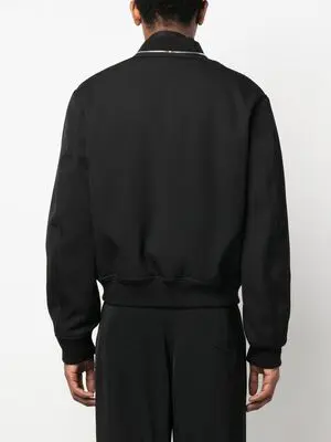 JIL SANDER Zipped Wool Bomber Jacket