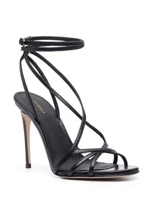 LE SILLA Belen 110mm Sandals - Black