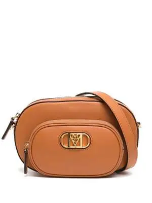 Mcm Mini Mode Travia Crossbody Bag - Brown