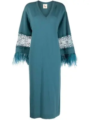 Paula V Neck Day Dresses
