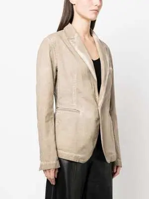 UMA WANG Jane Contrast-stitch Blazer