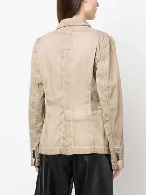 UMA WANG Jane Contrast-stitch Blazer
