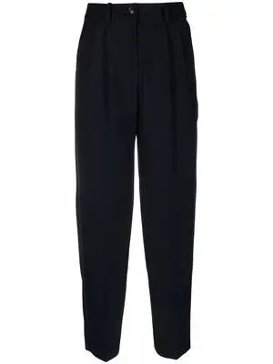 Tommy Hilfiger Pleated Tapered Trousers - Blue