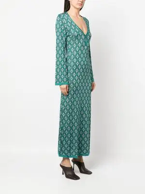 PAULA Malaya Jacquard Maxi Dress