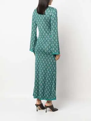 PAULA Malaya Jacquard Maxi Dress