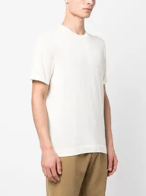 DRUMOHR Cotton Crew-neck T-shirt - Neutrals