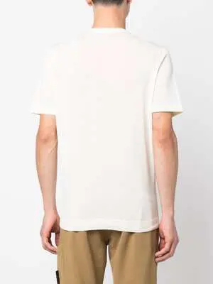 DRUMOHR Cotton Crew-neck T-shirt - Neutrals