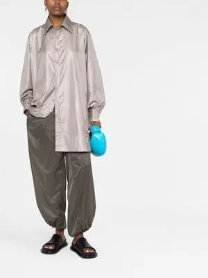 MAISON MARGIELA Oversized Long-sleeve Shirt - Grey