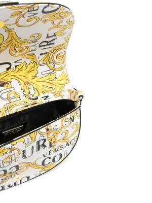 Versace Logo Print Crossbody Bag