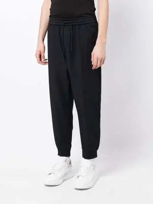 Emporio Armani Elasticated Drawstring Track Pants