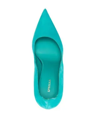 LE SILLA Ivy 110mm Suede Pumps - Blue