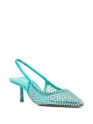 LE SILLA Gilda 70mm Slingback Pumps - Blue