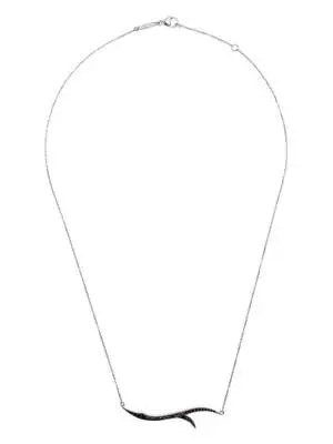 Stephen Webster 18kt White Gold Diamond Stem Necklace