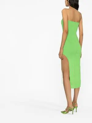 Giuseppe Di Morabito Lace-up Midi Dress