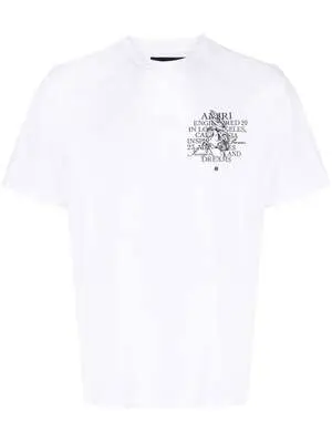 Amiri Logo-print Cotton T-shirt - White