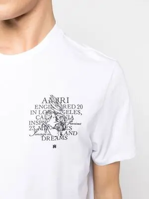Amiri Logo-print Cotton T-shirt - White