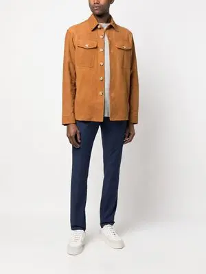 DONDUP Straight-leg Chino Trousers - Blue