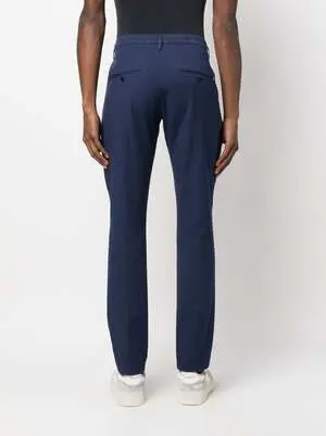 DONDUP Straight-leg Chino Trousers - Blue