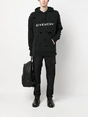 Givenchy 4g-buckle Straight-leg Cargo Trousers