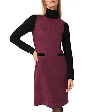 HOBBS LONDON Lucia Herringbone Dress