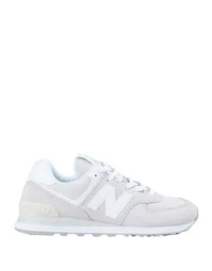 NEW BALANCE NEW BALANCE 574 Sneakers In Suede And Textile Light Grey