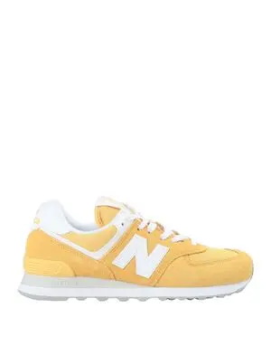 NEW BALANCE NEW BALANCE 574 Sneakers In Suede And Textile Yellow