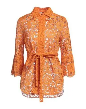 Valentino Garavani Viscose-blend Shirt With Openwork And Sash