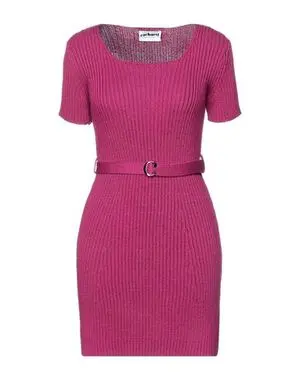 Cacharel Mini Ribbed-knit Dress - Purple