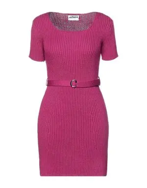 Cacharel Mini Ribbed-knit Dress - Purple