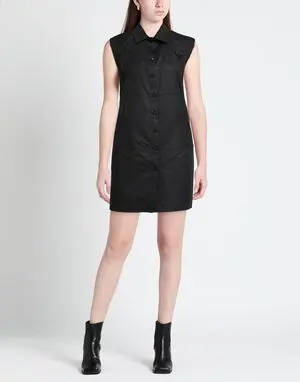 LES BOURDELLES DES GARÇONS Mini Shirt Dress - Black