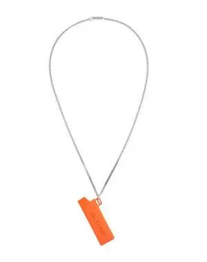 AMBUSH Choker With Pendant - Orange