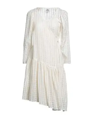 ATTIC AND BARN Mini Shirt Dress - Ivory