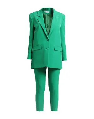 YES LONDON Woman Suit Light Pink Size 10 Polyester, Elastane Green
