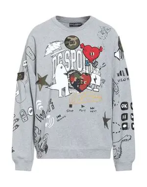 Dolce & Gabbana Crewneck Sweatshirt With Embroidered Logo