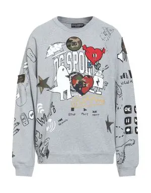 Dolce & Gabbana Crewneck Sweatshirt With Embroidered Logo