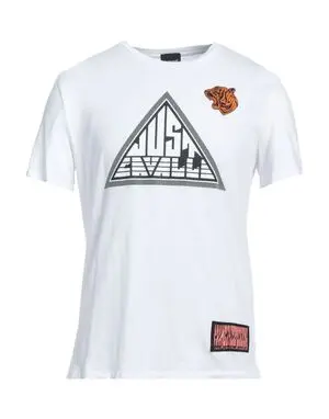 Just Cavalli T-shirt Size Cotton, Polyester - White