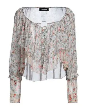 Dsquared2 Silk Floral-print Shirt - Blue