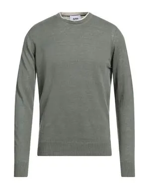 Alpha Studio Sweater In Linen And Cotton