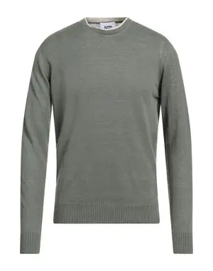Alpha Studio Sweater In Linen And Cotton