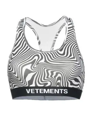 Vetements Top Size Polyamide, Elastane - White