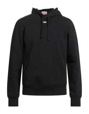 DIESEL Cotton-elastane Fleece Sweatshirt - Black