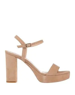 BALDININI Sandals With Block Heel - Beige