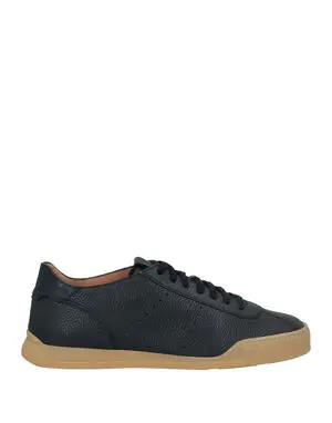 Santoni Soft Leather Sneakers - Midnight Blue