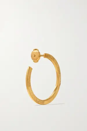 VILTIER Rayon Disco 18-karat Hoop Earrings