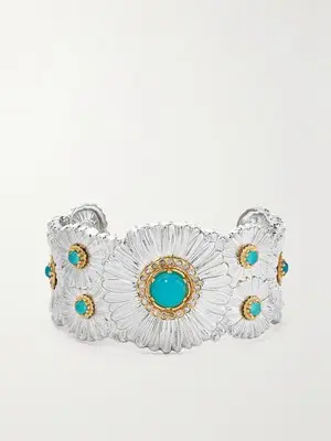 Buccellati Daisy Blossoms Cuff - Silver