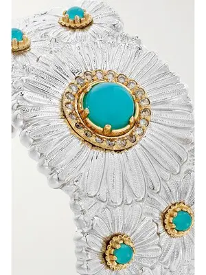 Buccellati Daisy Blossoms Cuff - Silver