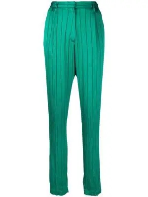 FORTE_FORTE Striped High-waisted Trousers