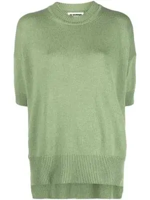 JIL SANDER Knitted Cashmere Top