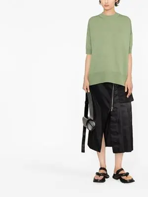 JIL SANDER Knitted Cashmere Top
